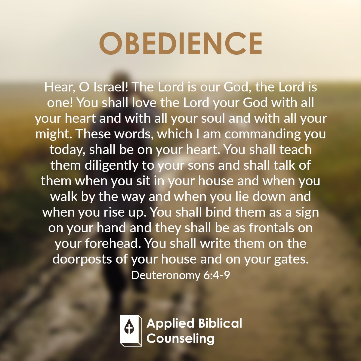 Obedience Applied Biblical Counseling